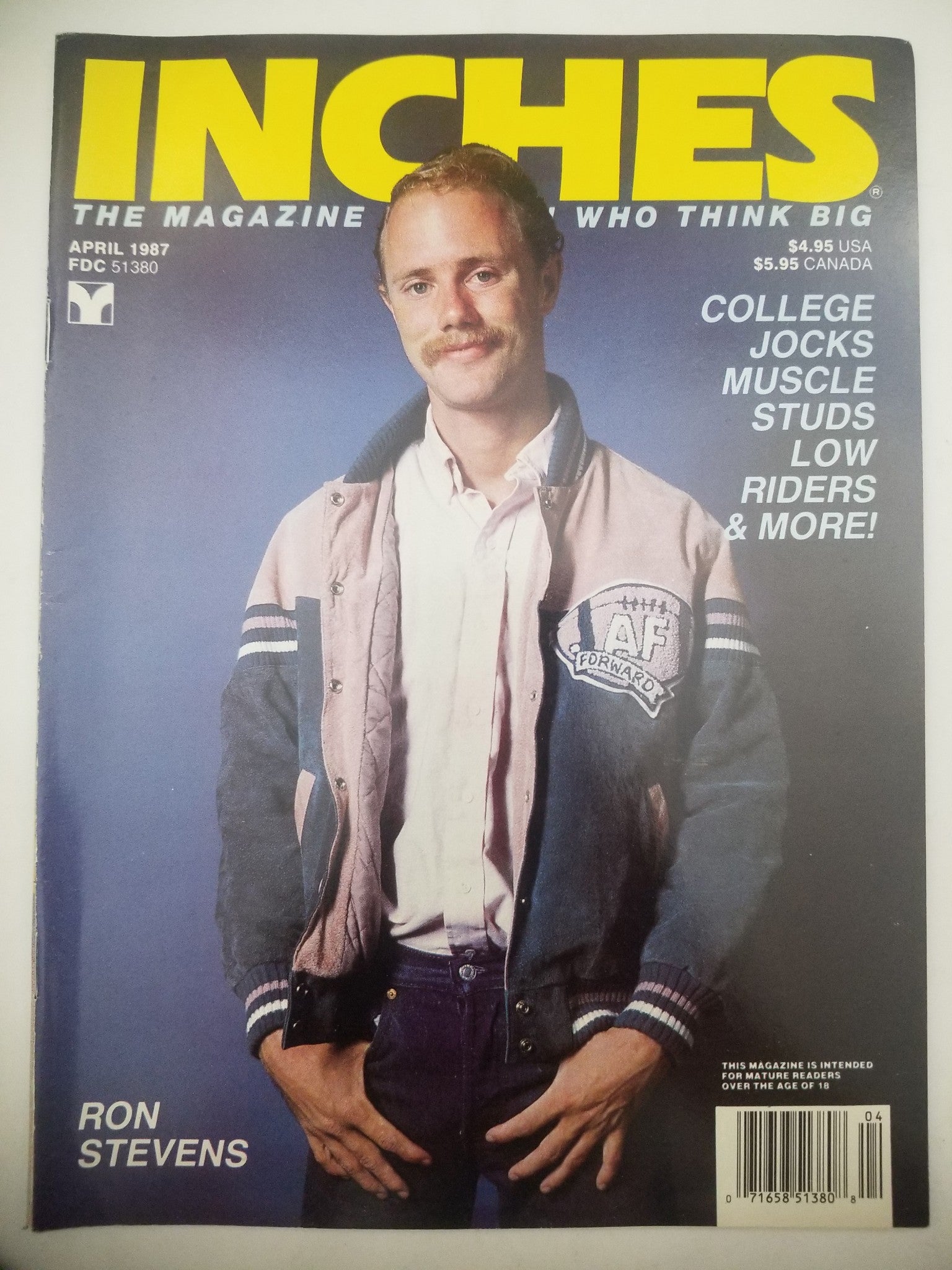 Inches April 1987 - Gay Adult Magazine – Discreet Retail